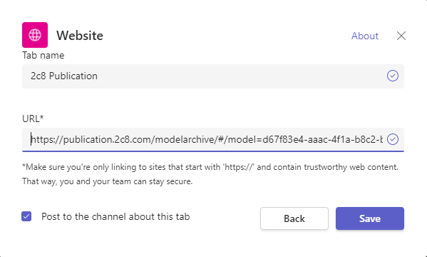 How do I add my publication in a channel in Microsoft Teams? – 2c8 Help center
